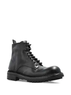 Dolce & Gabbana Leather Lace-up Boots