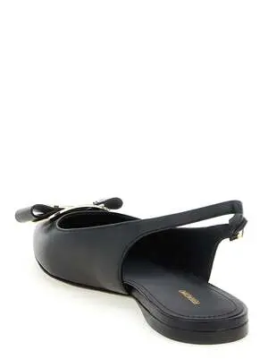 FERRAGAMO Zelmy Nappa Slingbacks - Black