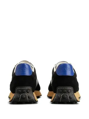 TOD'S Fabric And Leather Sneakers - Black