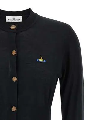 VIVIENNE WESTWOOD Wool And Silk Blend 'bea' Cardigan