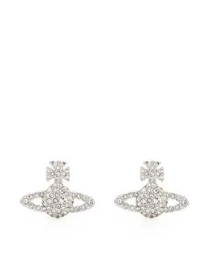 VIVIENNE WESTWOOD Grace Bas Relief Stud Earrings - Silver