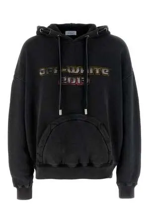 Off-White Sweatshirt With Graphic Print - Multicolor