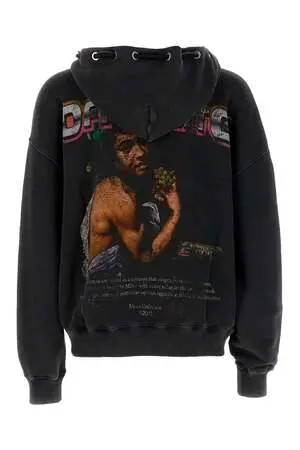 Off-White Sweatshirt With Graphic Print - Multicolor