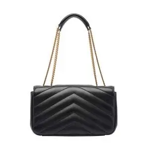 Saint Laurent Medium Loulou Shoulder Bag - Black