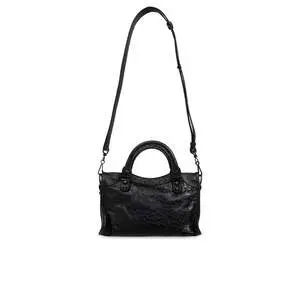 Balenciaga Tote Bag With Front Zip Pocket - Black