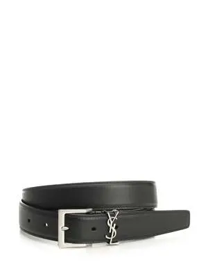 Saint Laurent Cassandre Vadim Belt - Black