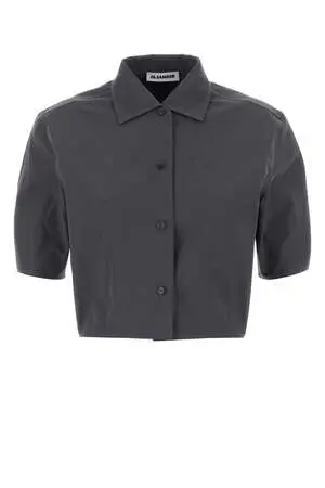 JIL SANDER JIL SANDER Poplin Shirt Gray