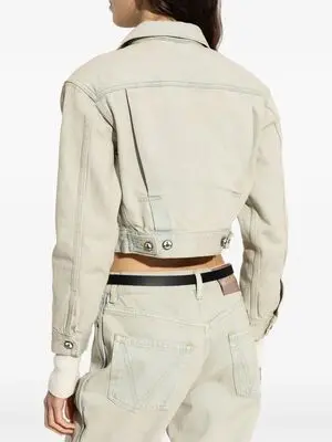 VIVIENNE WESTWOOD Marlene Cropped Denim Jacket - Blue