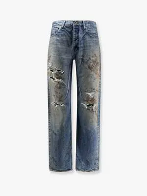 Rick Owens Logo Jeans For Men