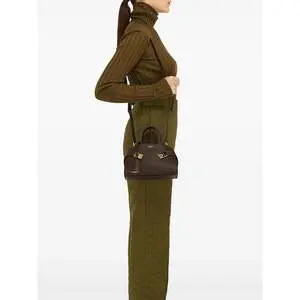 FERRAGAMO Grained Lambskin Tote Bag With Ring Fastening