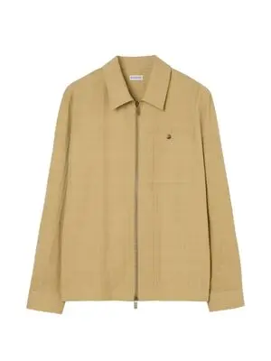 Burberry Check Cotton Zip Overshirt - Multicolor