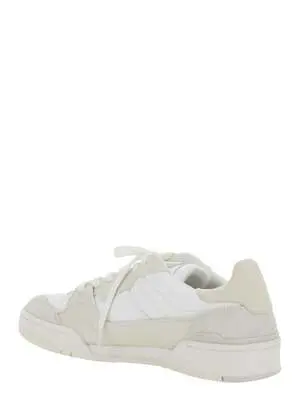 Axel Arigato Clay Leather Sneakers With Suede Inserts