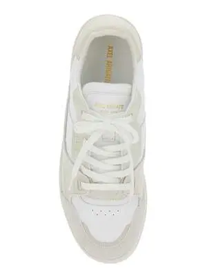 Axel Arigato Clay Leather Sneakers With Suede Inserts
