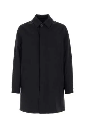 Herno Polyester Raincoat - Blue