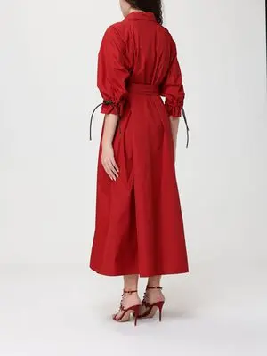 Max Mara Belted Dress - Red