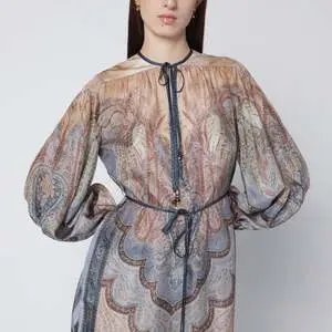 Zimmermann Wanderlust Blouse With Tapestry Print - Multicolor
