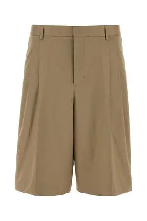 AMI Paris Cotton Bermuda Shorts - Gray