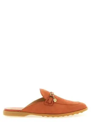 Tod's Contrast Stitching Mules Clogs For Women