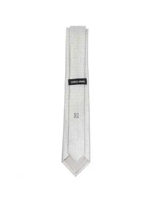 Giorgio Armani Geometric Pattern Silk Neck Tie