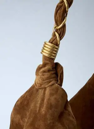 Saint Laurent Amalia Suede Shoulder Bag - Brown