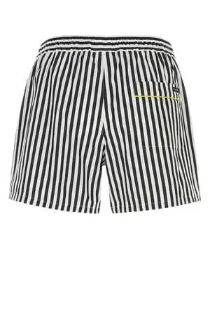 Dolce & Gabbana Embroidered Poplin Bermuda Shorts