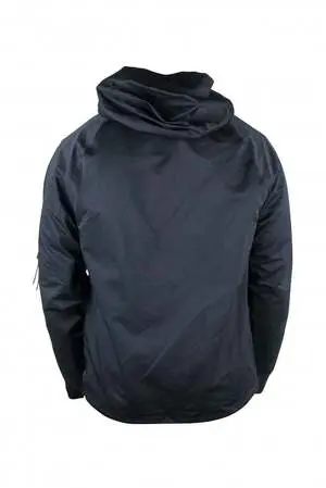 C.P. COMPANY Hooded Jacket With Logo Patch And Multiple Pockets