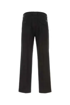 Dolce & Gabbana Stretch Cotton Trousers - Black