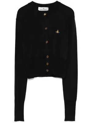 VIVIENNE WESTWOOD Bea Silk Blend Cropped Cardigan