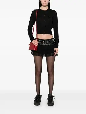 VIVIENNE WESTWOOD Bea Silk Blend Cropped Cardigan