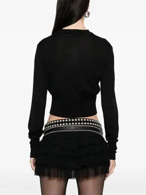 VIVIENNE WESTWOOD Bea Silk Blend Cropped Cardigan