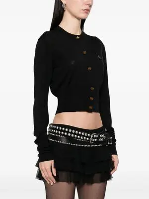 VIVIENNE WESTWOOD Bea Silk Blend Cropped Cardigan