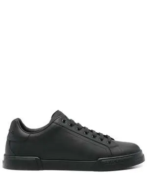 Dolce & Gabbana Portofino Light Leather Sneakers - Black