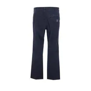 Stone Island Logo Chino Pants - Blue