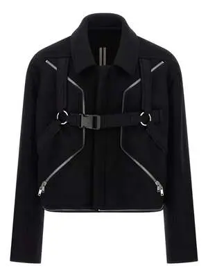 Rick Owens Blixa Jumbo Mac Zip-up Coat