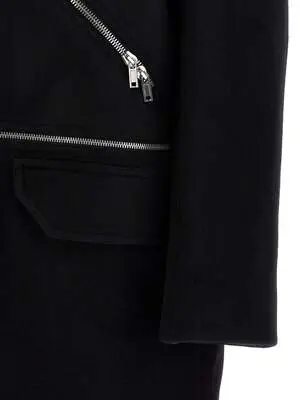 Rick Owens Blixa Jumbo Mac Zip-up Coat