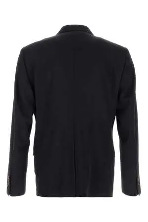 Dolce & Gabbana Black Stretch Wool Blazer