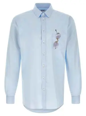 Moschino Trompe-l'œil Print Shirt - Blue
