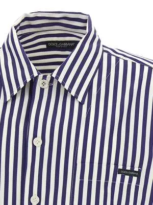 Dolce & Gabbana Striped Shirt - Blue