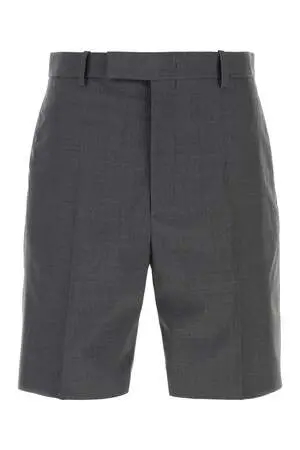 JIL SANDER Wool Bermuda Shorts - Gray