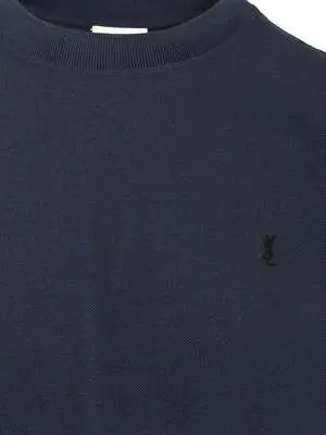 Saint Laurent Oversized Cassandre T-shirt - Blue
