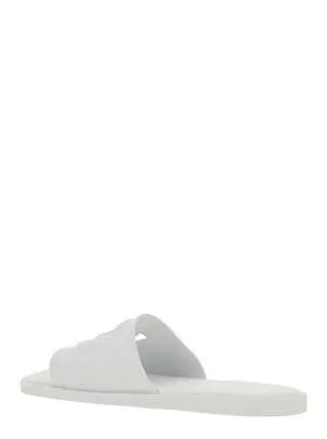 Dolce & Gabbana Rubber Logo Detail Slip-on Sandals