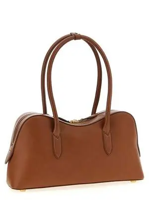 Stella McCartney Ryder Shoulder Bag With Padlock Detail - Brown
