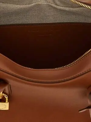 Stella McCartney Ryder Shoulder Bag With Padlock Detail - Brown