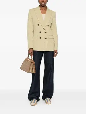 Etro Double-breasted Paisley Motif Blazer - Multicolor