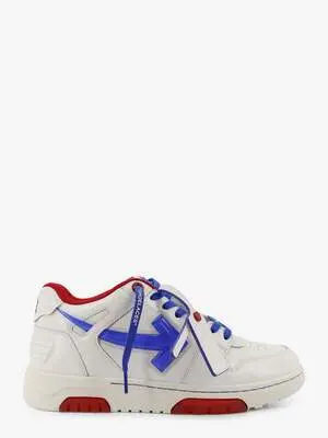 Off-White Out Of Office" Bubble Arrow Leather Sneakers - Multicolor
