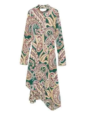 Etro Paisley Print Midi Dress - Multicolor
