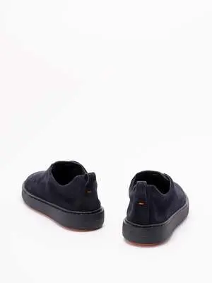 Santoni Victory Suede Slip-on Sneakers - Multicolor
