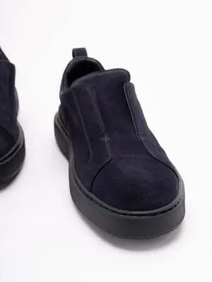 Santoni Victory Suede Slip-on Sneakers - Multicolor