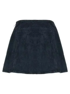 DIESEL® De-sweny-s1 Stonewash Denim Mini Skirt