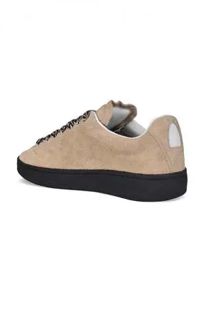 LANVIN Suede Lace Up Sneakers